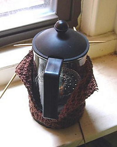 Ravelry: French Press Cosy Pattern pattern by Christine Jewett