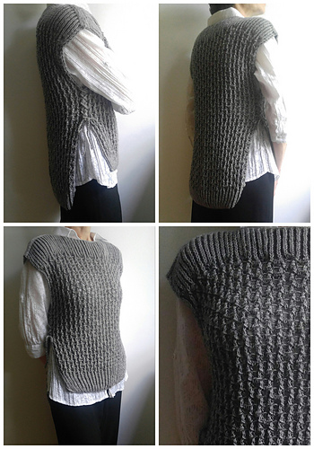 Ravelry: Brioche Mesh Vest pattern by Dejana Knezevic
