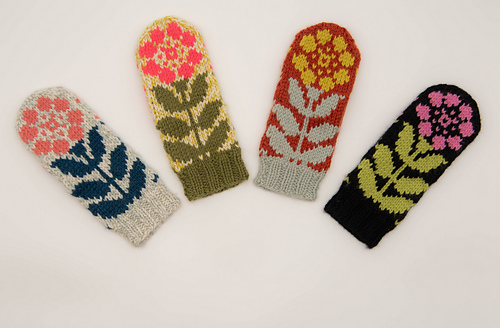 Ravelry: Tussie Mussie Mittens pattern by Pam Powers