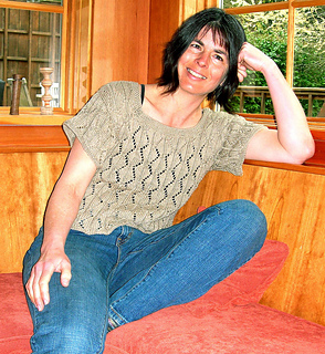 Ravelry: lacy t shirt pattern by Kelly Krieger