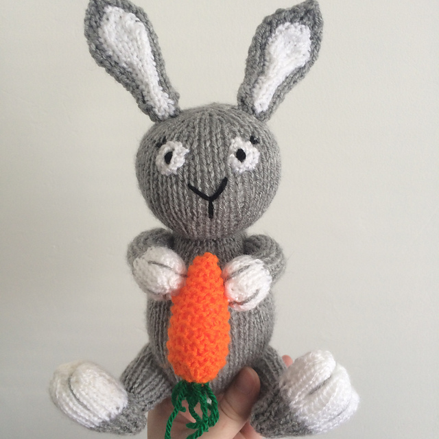 Ravelry: Bunny rabbit plushie toy amigurumi pattern by Emma Whittle