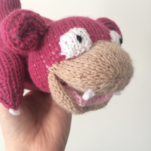 Ravelry: Slowpoke pokemon soft toy pattern by Emma Whittle