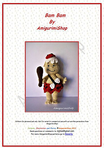 Ravelry: Bam Bam pattern by May