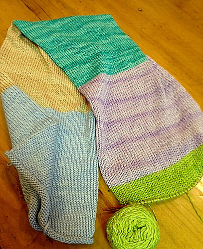 Ravelry: Blocks of Color Scarf pattern by Nadine Curtis