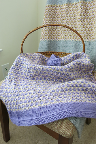 Ravelry: Mosaic Baby Blanket pattern by Donna Herron
