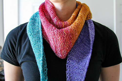 Ravelry: Super Simple Sock Shawl pattern by Amanda Steck