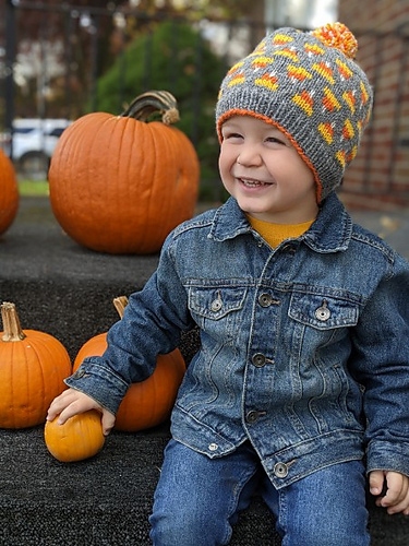 Ravelry: Cozy Candy Corn Hat pattern by Cassandra May