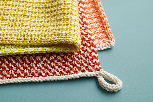 Ravelry: Flowerfield Hand Towel pattern by Purl Soho