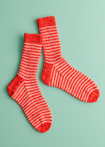 Ravelry: Fun Striped Socks pattern by Purl Soho