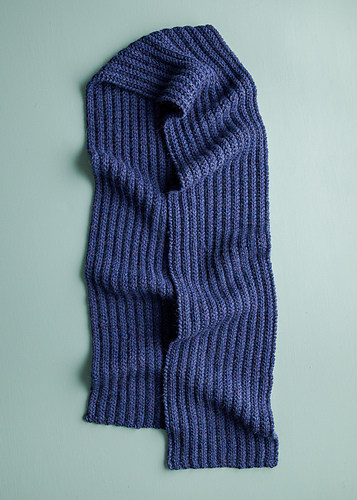 Ravelry: No-Purl Ribbed Scarf in Yonder pattern by Purl Soho