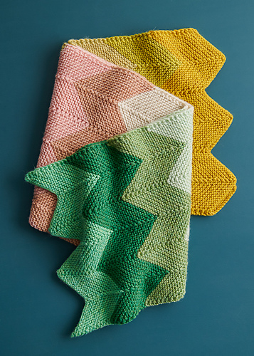 Ravelry: Vintage Chevron Blanket, Knit Version pattern by Purl Soho