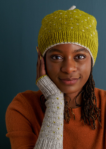 Ravelry: Raindrop Hat + Arm Warmers pattern by Purl Soho