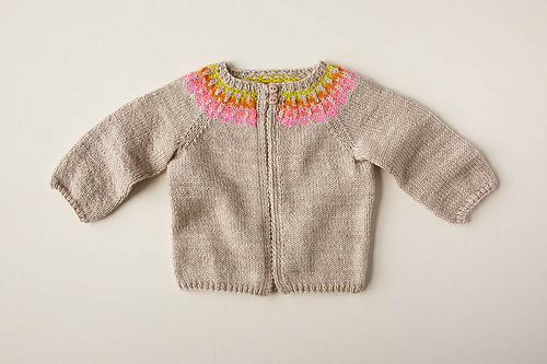 Ravelry: Baby Colorwork Cardigan pattern by Purl Soho