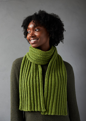 Ravelry: Braided Rib Scarf in Cashmere Tend pattern by Purl Soho