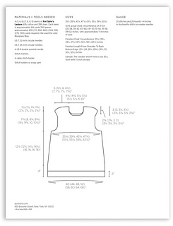 Ravelry: Cap Sleeve Pullover pattern by Purl Soho