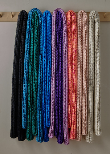 Ravelry: Three-Yarn Scarf For Giving pattern by Purl Soho