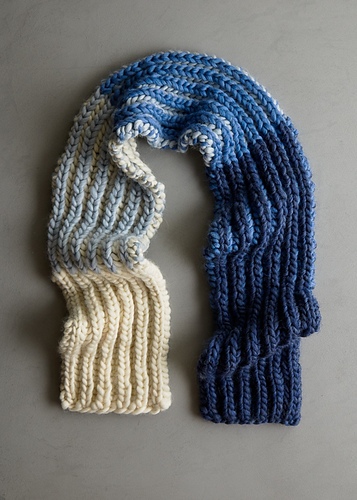 Ravelry: Brioche Gradient Scarf pattern by Purl Soho