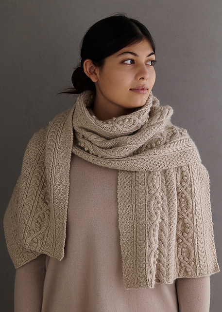 Ravelry: Bas-Relief Wrap pattern by Purl Soho