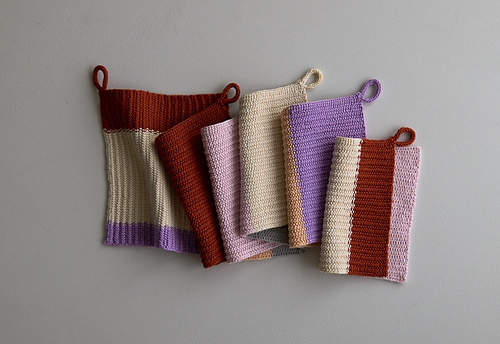 Ravelry: Stripes + Blocks Towel Set pattern by Purl Soho
