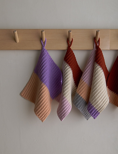 Ravelry: Stripes + Blocks Towel Set pattern by Purl Soho