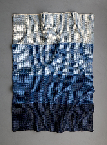 Ravelry: Sand Drift Blanket in Santolina pattern by Purl Soho
