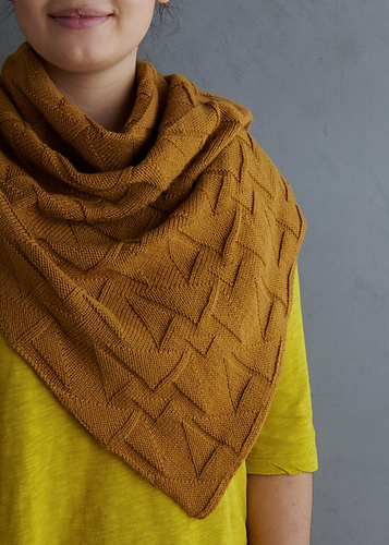 Ravelry: Triangular Triangles Wrap pattern by Purl Soho