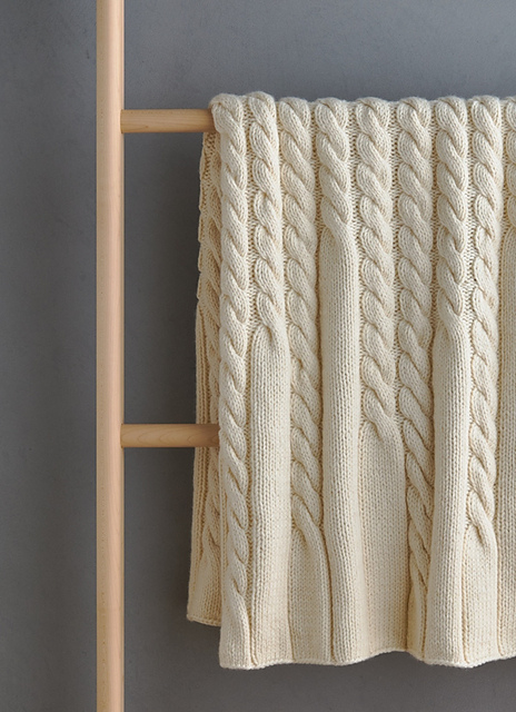 Ravelry: Up + Down Cables Blanket pattern by Purl Soho