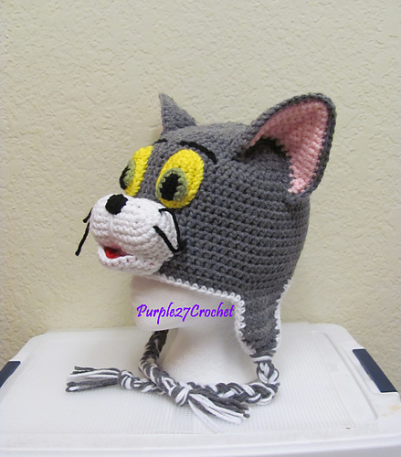 Ravelry: Tom the Cat Hat pattern by Purple27Crochet