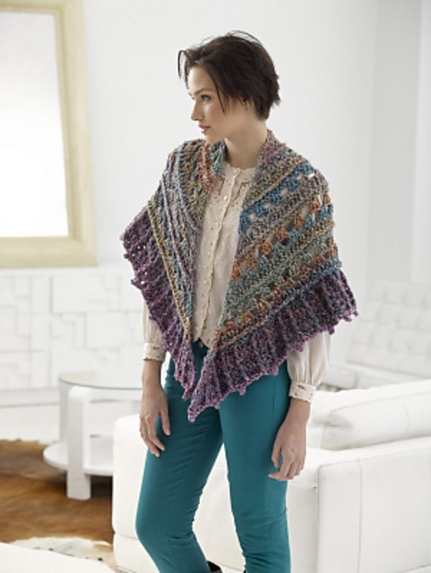 Ravelry: Falling Water Shawl pattern by Lion Brand Yarn