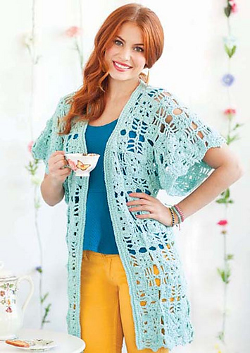 Ravelry: Flower Patch Jacket pattern by Cristina Mershon