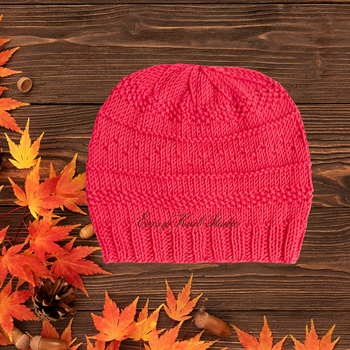 Ravelry: Easy knit baby beanie pattern by Easyknitstudio
