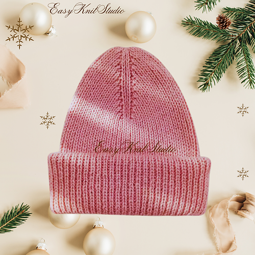 Ravelry: Folded Brim Beanie pattern by Easyknitstudio
