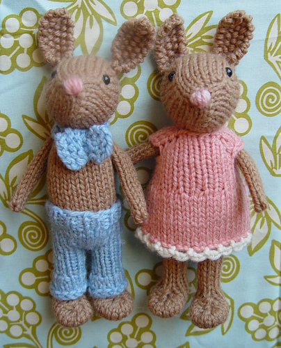 Ravelry: Easter Bunny outfit for Genevie pattern by Rachel Borello Carroll