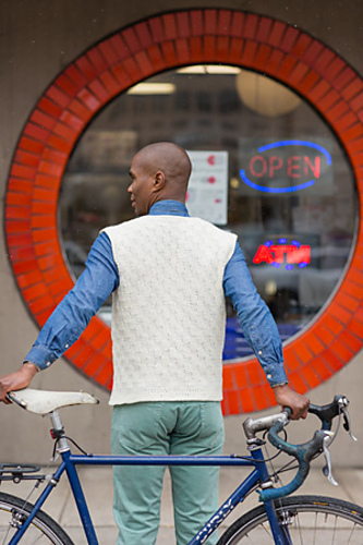 Ravelry: Basket Weave Vest pattern by Peter Franzi