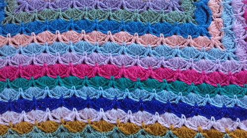 Ravelry: rachelstowell's Beautiful Shells Blanket