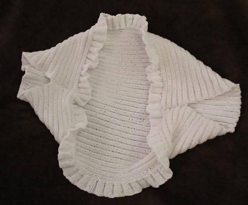 Ravelry: Ruffle Shrug pattern by Lion Brand Yarn