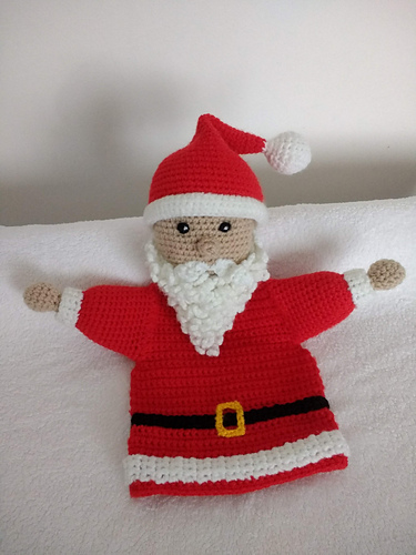 Ravelry: Santa Claus, hand puppet pattern by Jorgelina Oddi