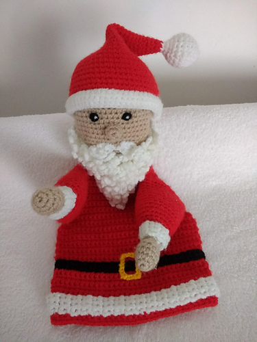Ravelry: Santa Claus, hand puppet pattern by Jorgelina Oddi