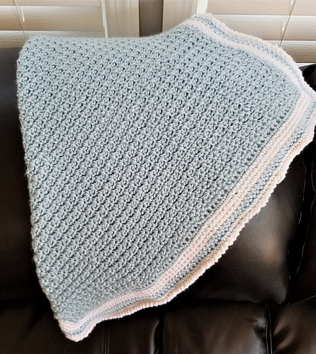 Ravelry: Little Boy Blue Baby Blanket pattern by Heather Prusia
