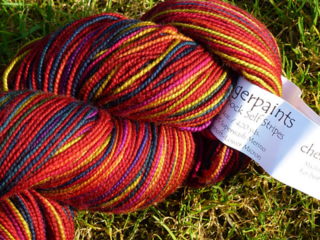 Ravelry: Cherry Tree Hill Yarn Fingerpaints 100% Merino