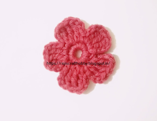 Ravelry: Five Petal Flower pattern by Rajeshwari Singh