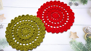 Ravelry: Easy Christmas Placemats pattern by Rajeshwari Singh