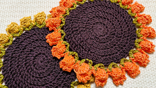 Ravelry: Easy Autumn Flower Placemats pattern by Rajeshwari Singh