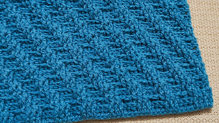 Ravelry: Diagonal Raised Stitch Blanket pattern by Rajeshwari Singh