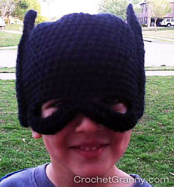 Ravelry: Batman Mask pattern by Randa Clay - Crochet Granny