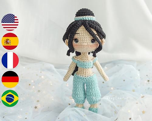 Ravelry: Amigurumi Arabian princess pattern by Thuy Anh