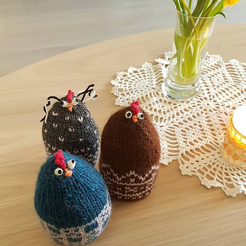 Ravelry: Easter chickens Norwegian style pattern by Bente Presterud