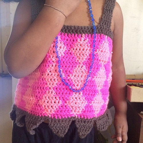 Ravelry: Diamond Tank Top pattern by Hooked Loops Designs
