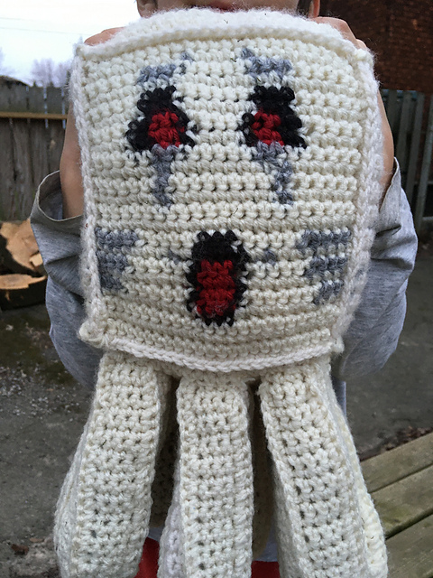 Ravelry: Minecraft Ghast Plushie pattern by Rebecca Vendetti