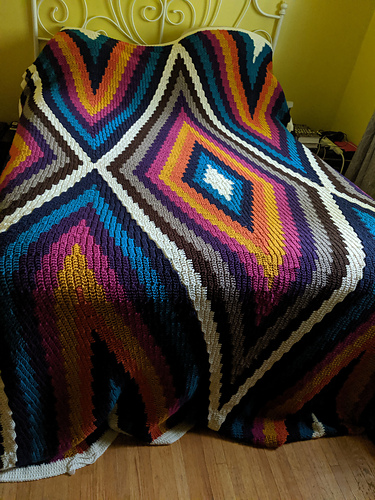 Ravelry: Modern Bohemian Blanket pattern by Susan E. Kennedy